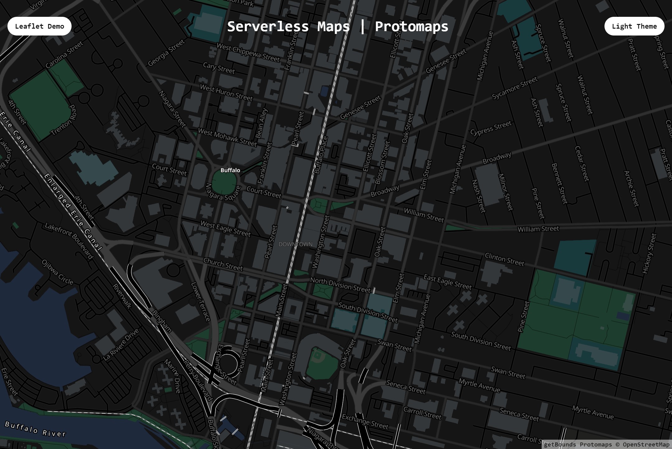 Serverless Map Tiles Gl